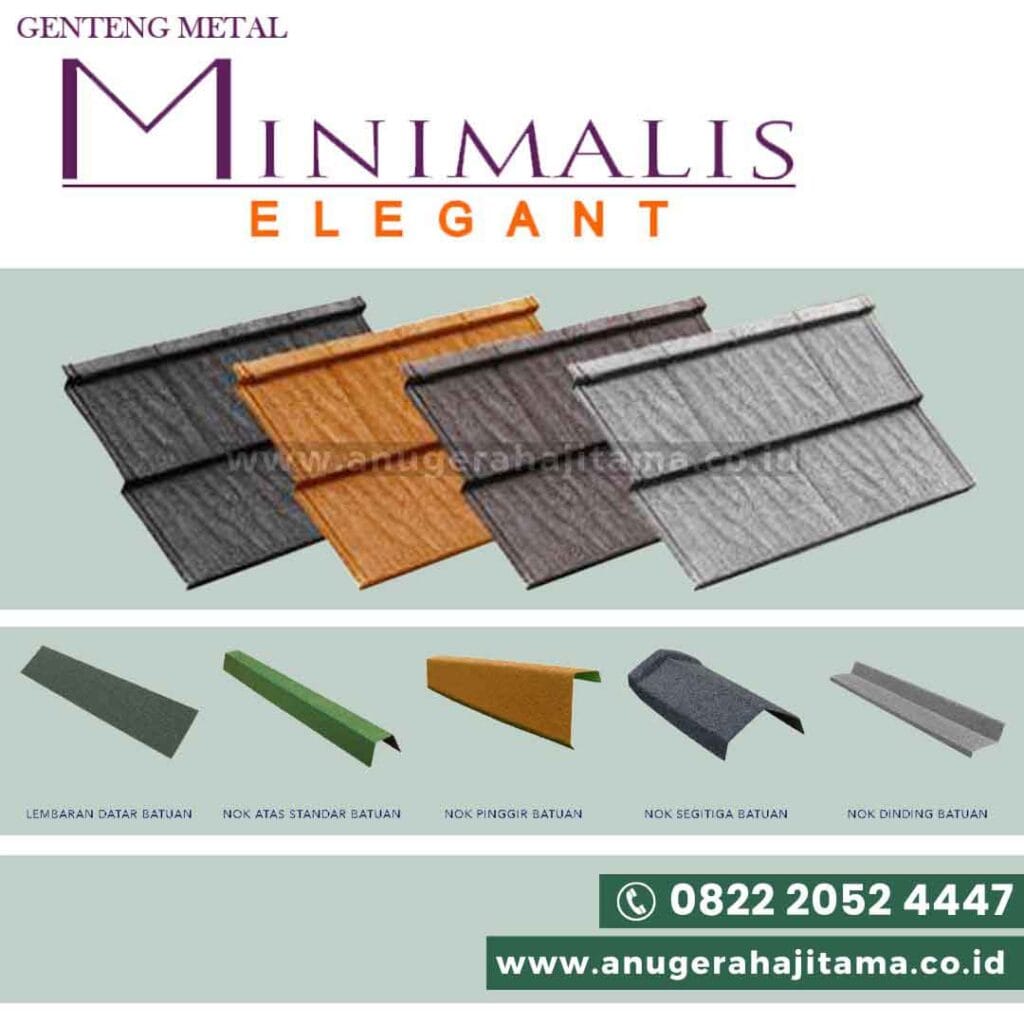 Jual Genteng Metal Minimalis Elegant - Harga Terbaru 2025 ...